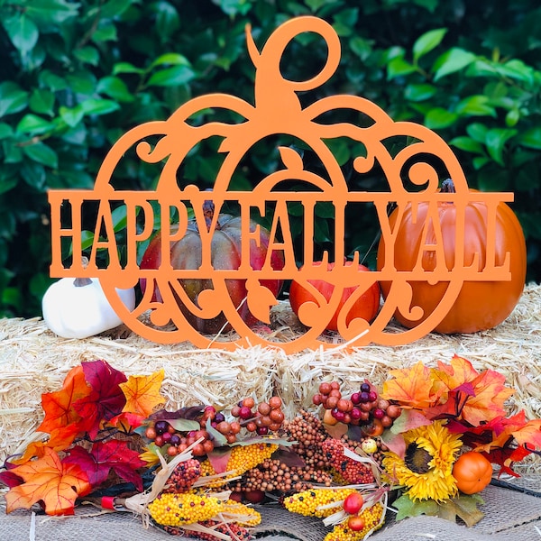 Happy Fall Yall Sign - Etsy