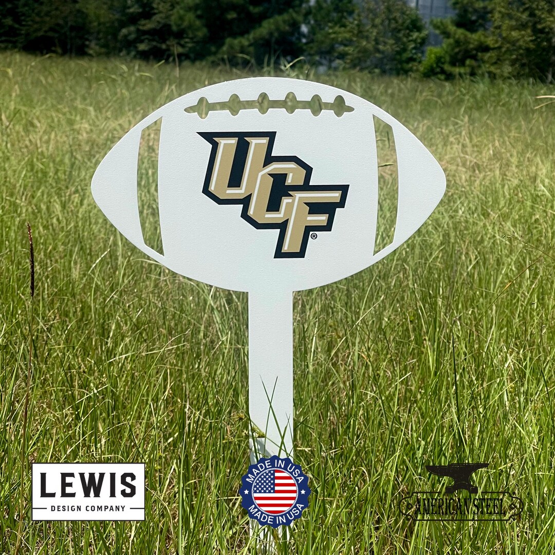 University of Central Florida Football Stake Metal Sign, Football Sign ...