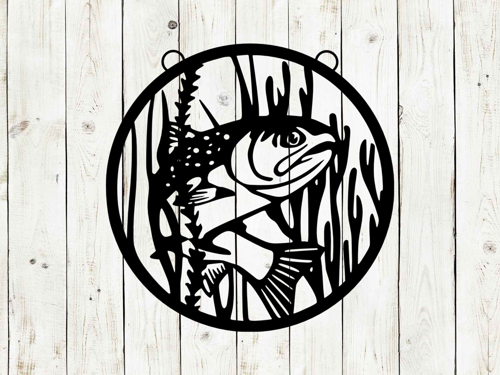 Trout Fish Mailbox Sign Fishing Mailbox Hanger Fish Sign | Etsy