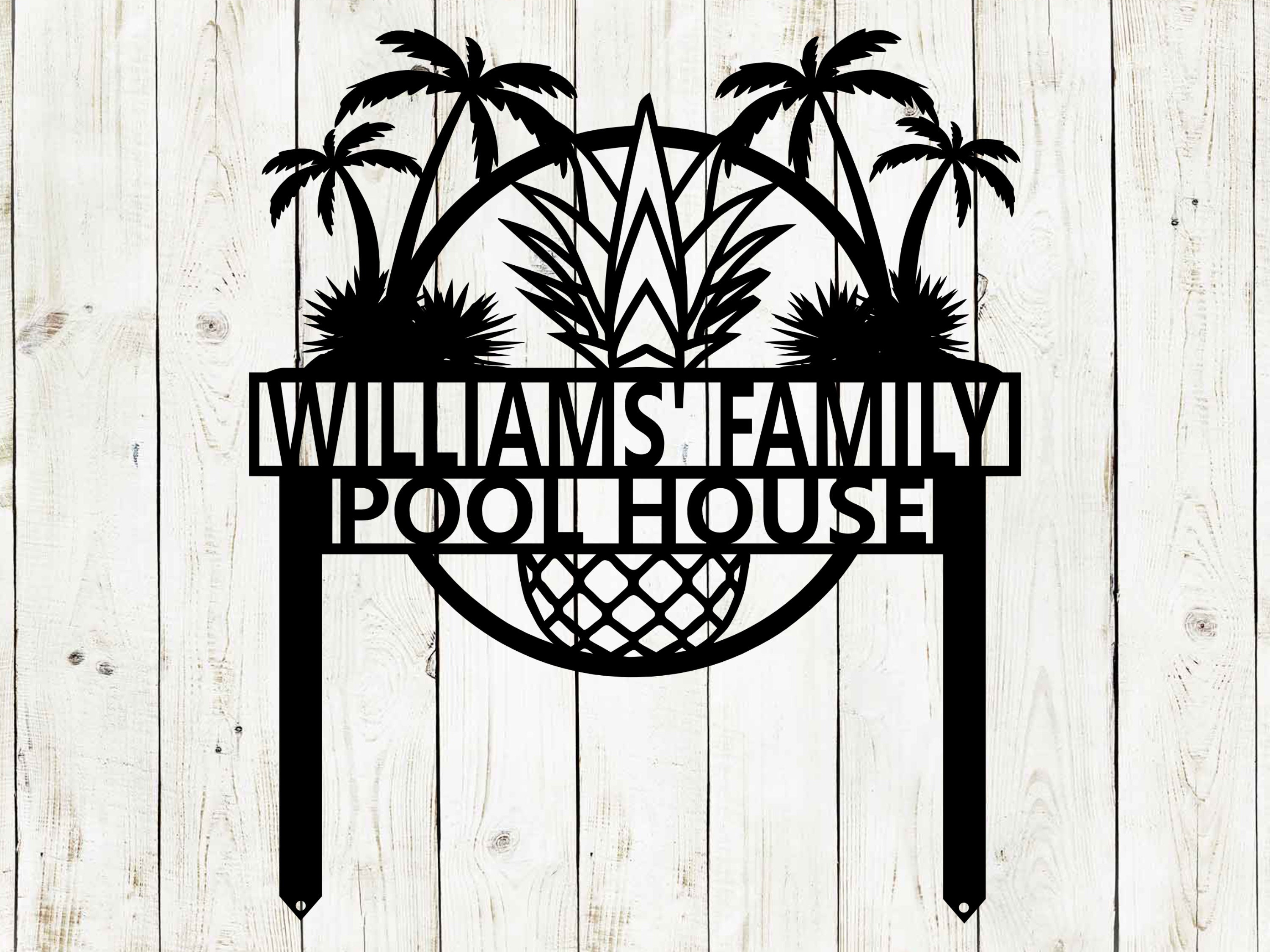 Custom Tropical Garden Sign Garden Sign Beach House Garden | Etsy