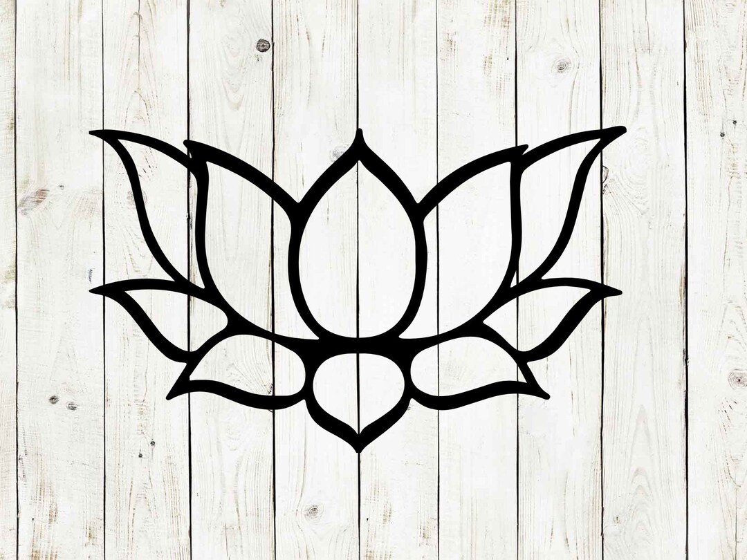 Lotus Flower Metal Sign, Lotus, Flower, Outdoor Decor, Home Decor ...