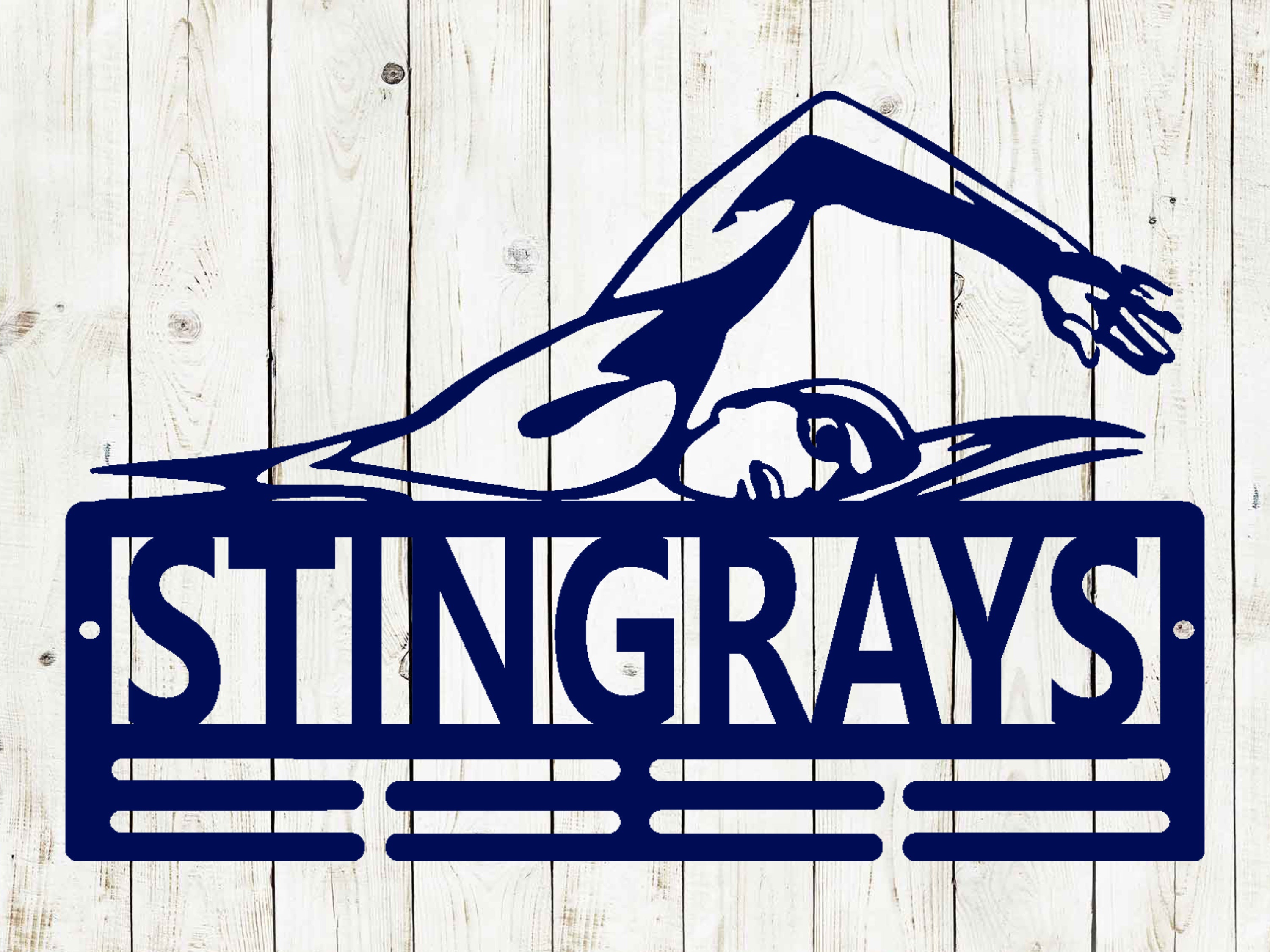 Swimming Medal Hanger Custom Name Metal Sign Swimming Award - Etsy