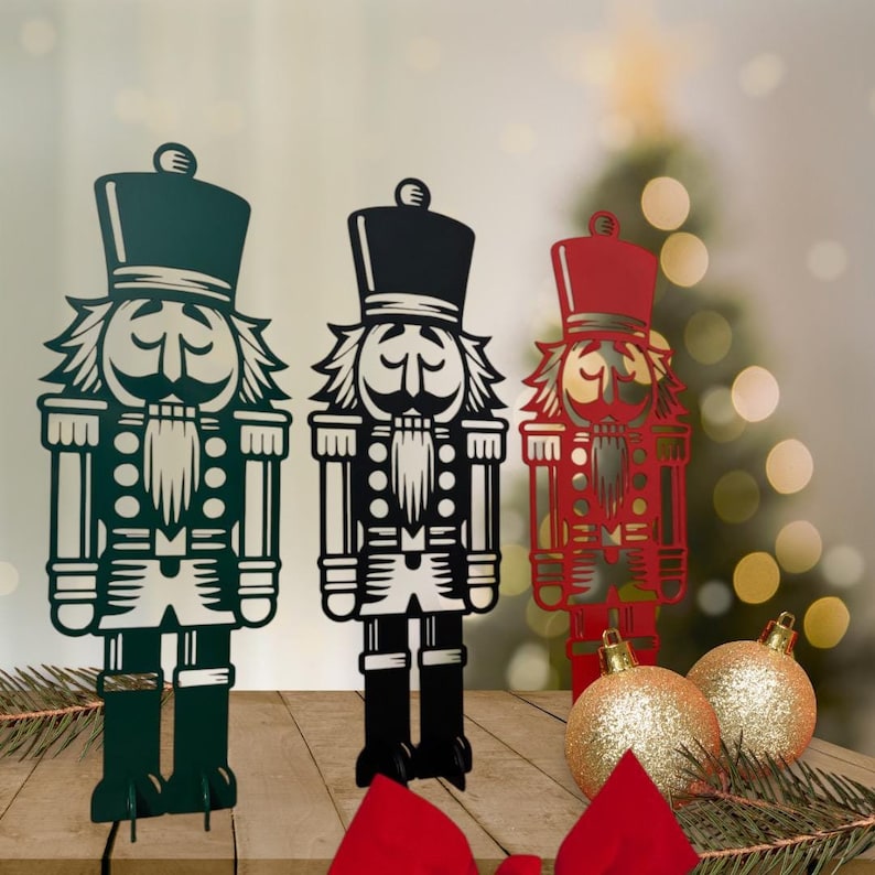 Nutcracker Metal Christmas Decor, Nutcracker Decor, Christmas Decor - Etsy