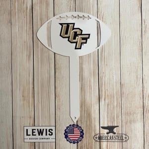 University of Central Florida Football Stake Metal Sign, Football Sign ...
