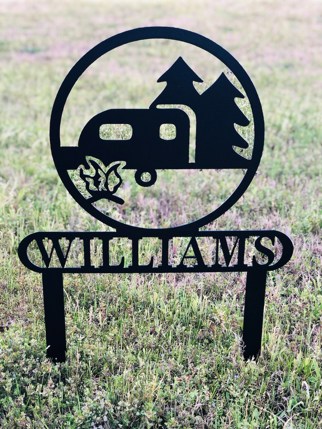 Custom Camper Metal Sign, Camping Sign, Custom Camping, Camping Decor ...
