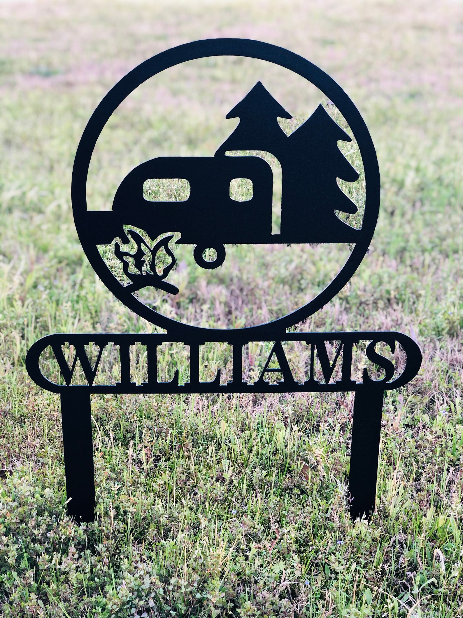 Custom Camper Metal Sign Camping Sign Custom Camping | Etsy