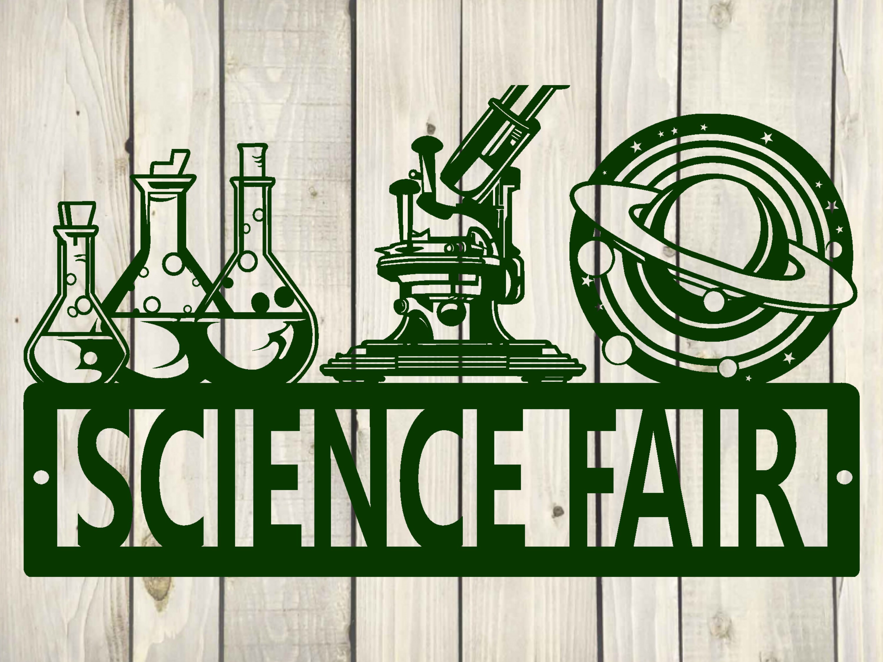 Science Custom Name Metal Sign, Classroom Custom Sign, Personalized ...