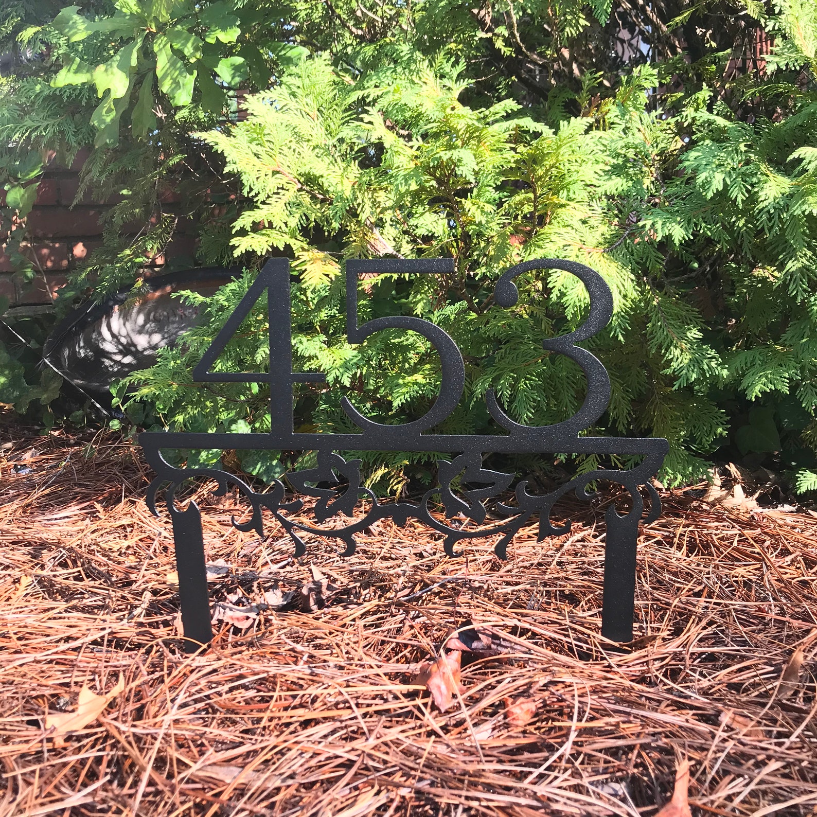 House Number Metal Sign Home Address Sign Custom Address - Etsy