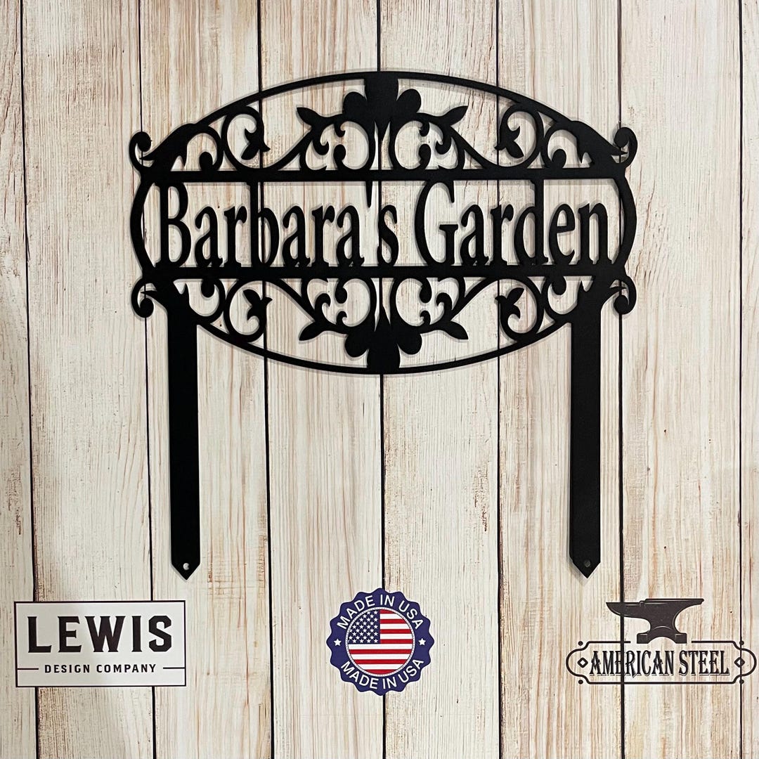 Custom Decorative Garden Sign, Address Sign, Mother’s Day, Personalized ...