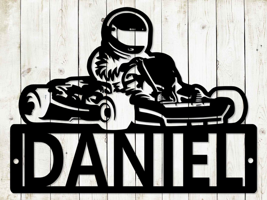 Go Kart Custom Name Sign, Go Kart Sign, Go Cart Sign, Kart, Cart, Go ...