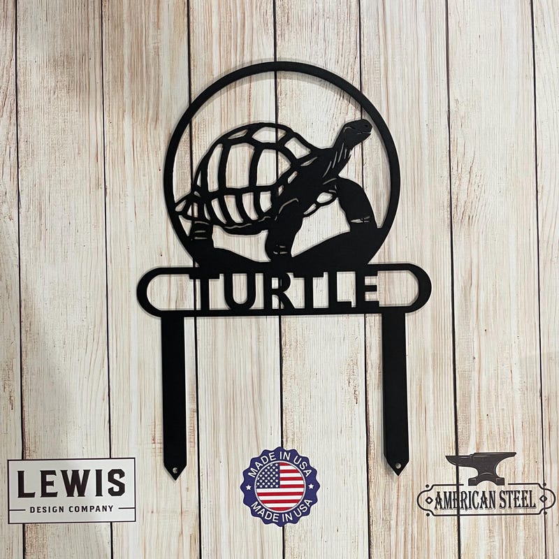Metal Turtles - Etsy