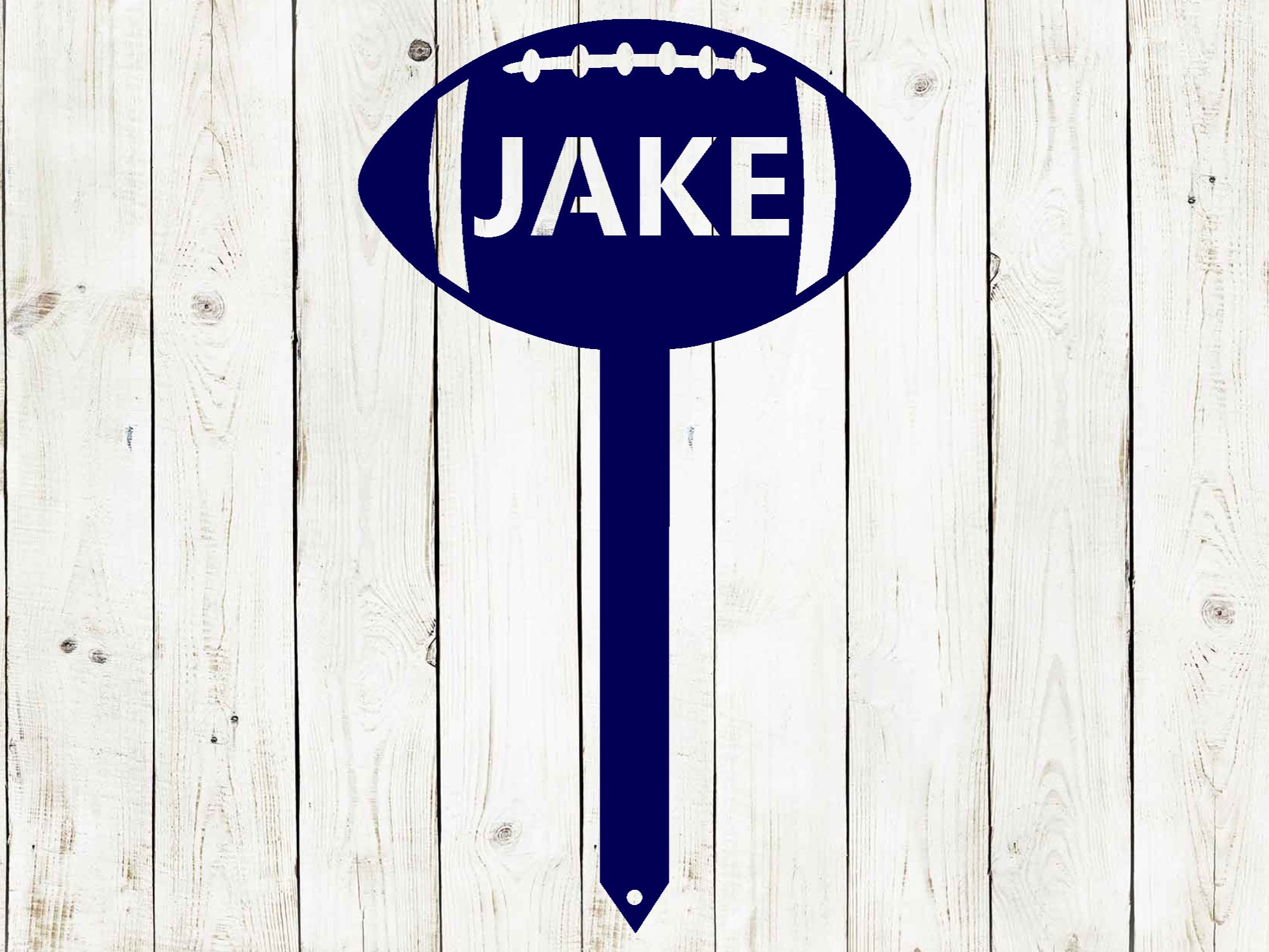 Football Custom Stake Metal Sign, Football, Football Sign, Football ...