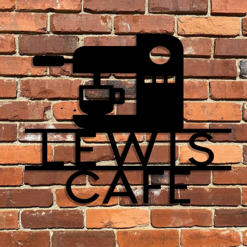 Espresso Machine Custom Sign Coffee Sign Metal Sign Coffee | Etsy