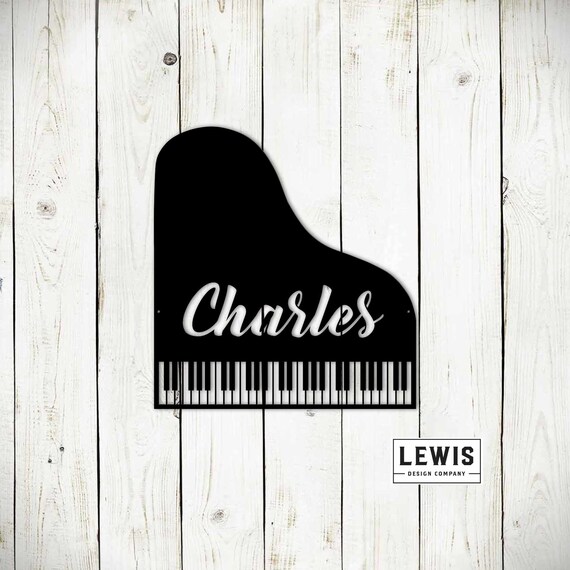 Custom Piano Metal Sign Personalized Metal Piano Sign Grand - Etsy