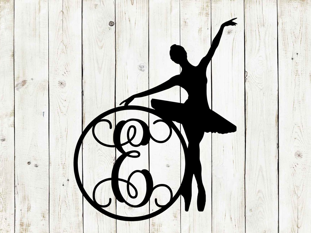Ballerina Dancer Monogram Sign, Ballet, Dance Sign, Metal Art, Metal ...