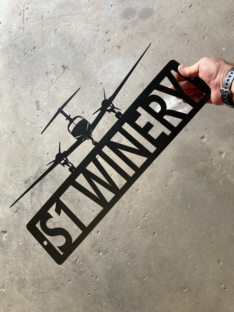 Airplane Custom Name Metal Sign Plane Sign Prop Plane - Etsy