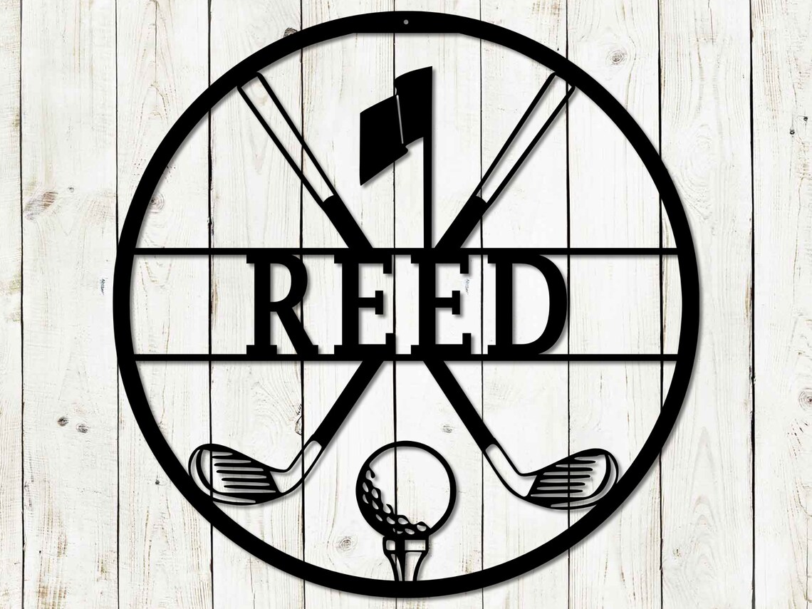 Golf Custom Name Metal Sign Golf Sign Bar Sign 19th Hole - Etsy