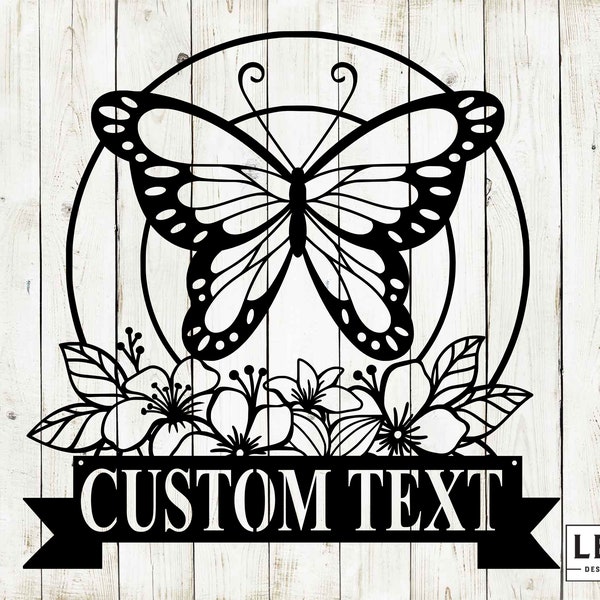 Butterfly Metal - Etsy