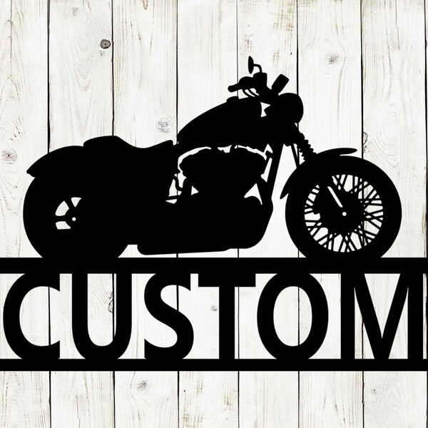 Motorcycle Sign - Etsy