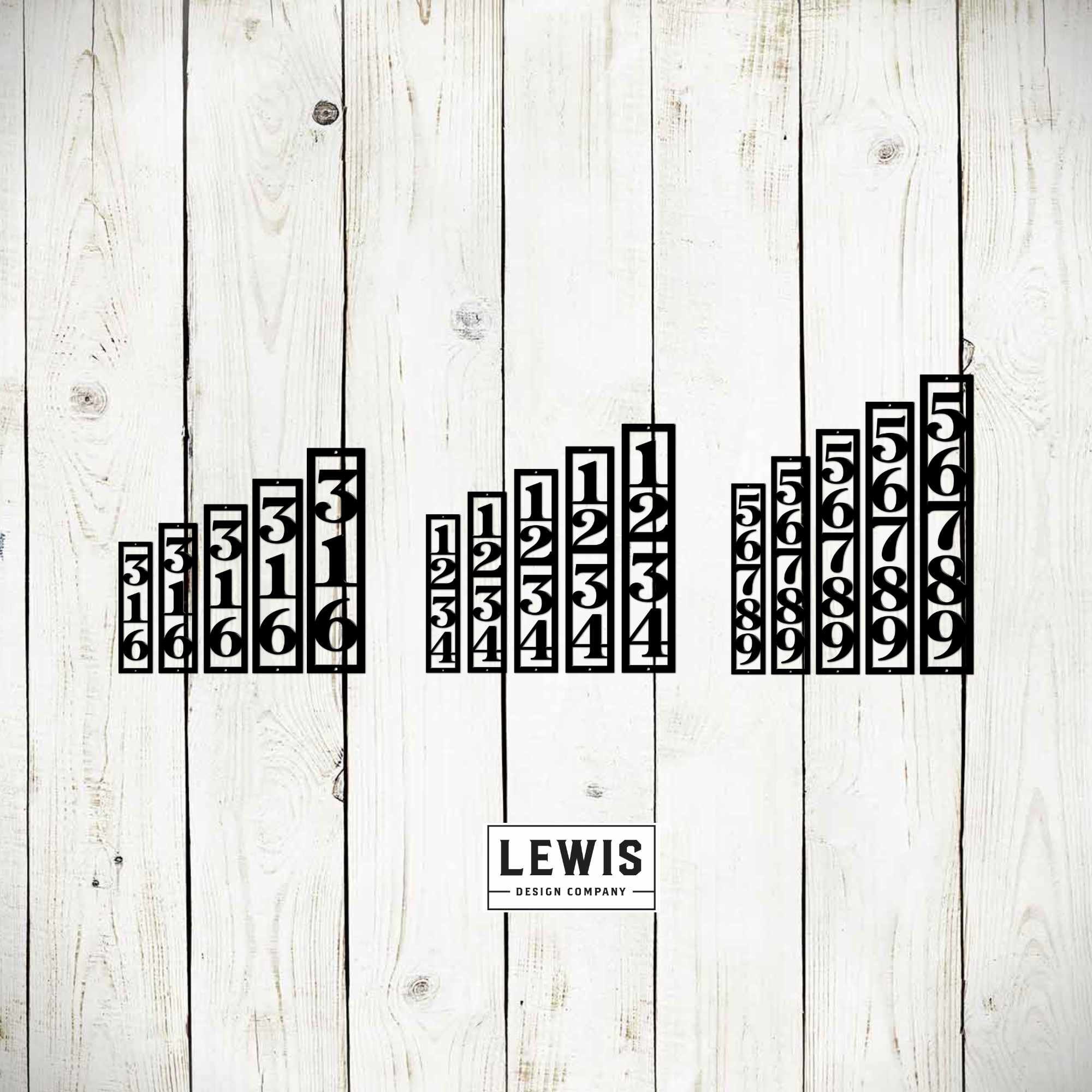 Vertical Address Plaque Custom Metal Powder Coated Address - Etsy