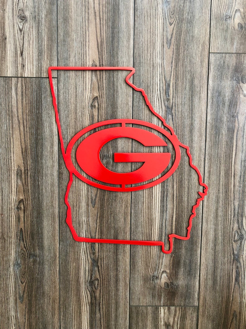 Georgia G State Metal Sign Georgia Bulldogs UGA Georgia | Etsy