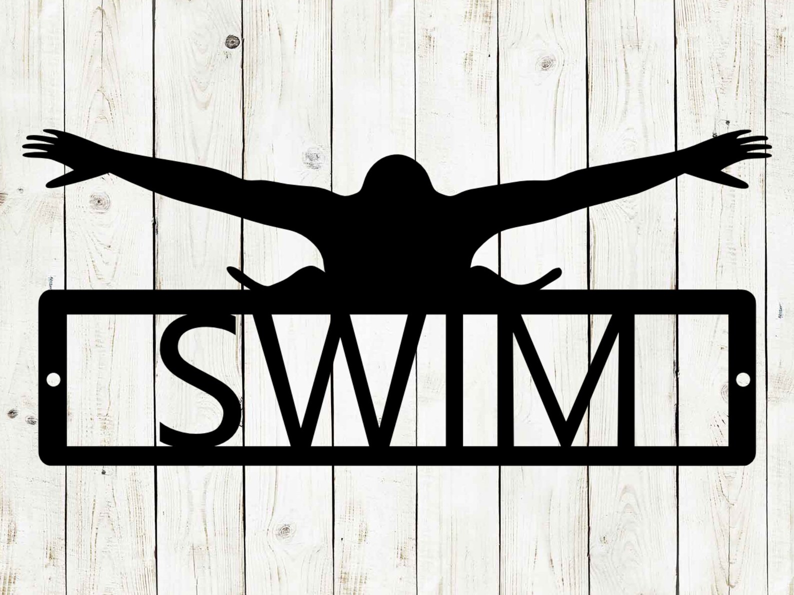 Swimming Custom Name Metal Sign Swim Sign Custom Name Sign - Etsy