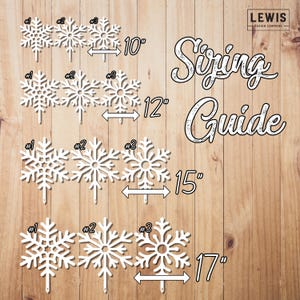 Snowflake Metal Yard Stakes, Winter Yard Decor Metal Signs - Etsy