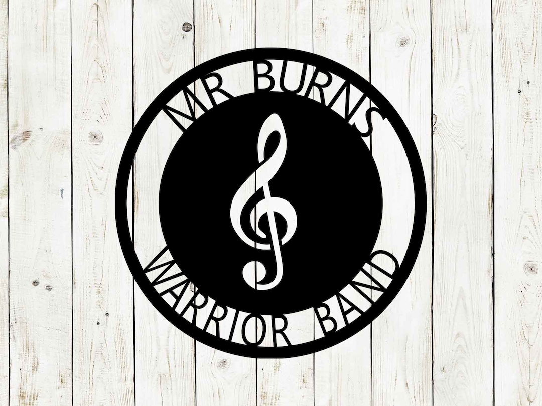 Custom Music Sign, Band Room Sign, Treble Clef, Music Class, Music ...