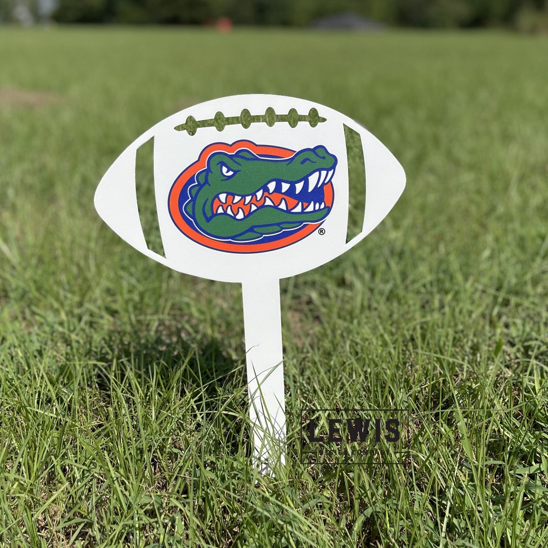 Florida Gators Football Stake Metal Sign, Football Sign, Football Yard ...