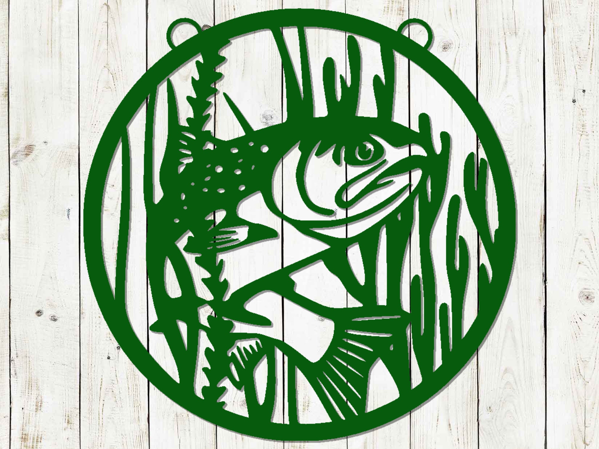 Trout Fish Mailbox Sign Fishing Mailbox Hanger Fish Sign | Etsy