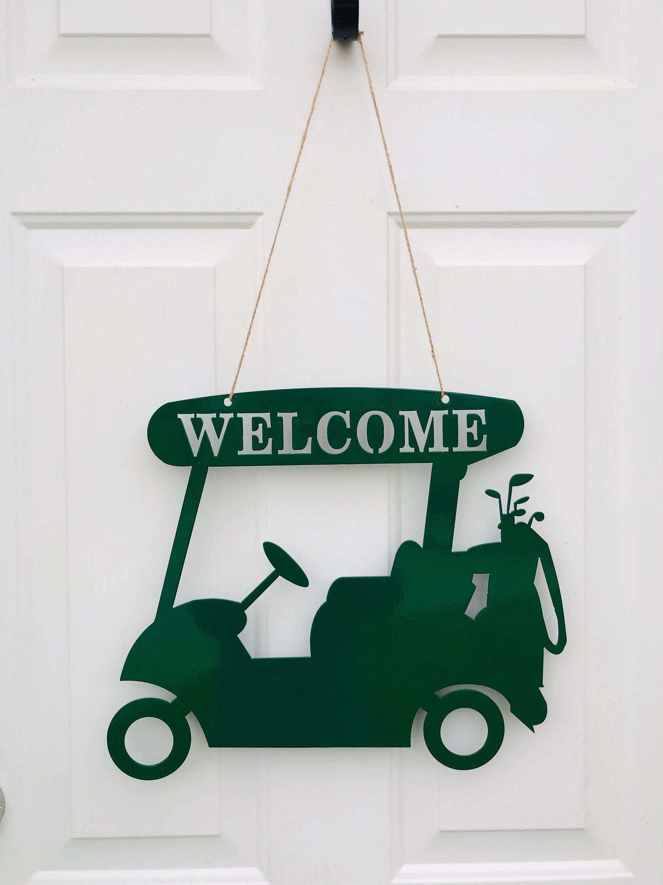 Golf Cart Welcome Sign, Golf Cart Sign, Golf Sign, Golfing, Golf Decor ...