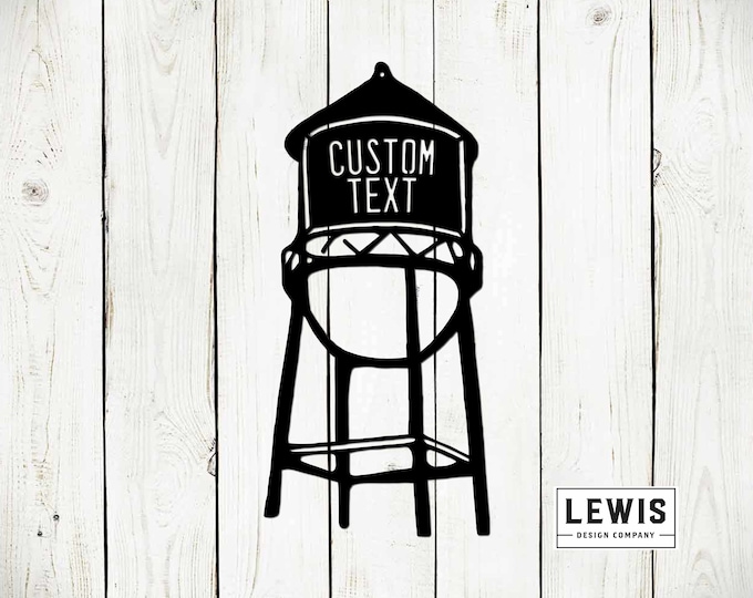 Water Tower Model - Fluted Column (EST) Mini - Etsy