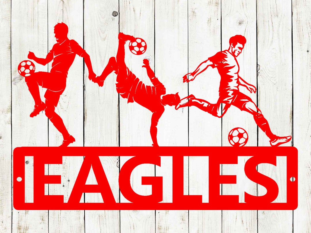 Soccer Custom Name Metal Sign, Boys Soccer, Mens Soccer, Soccer Award ...