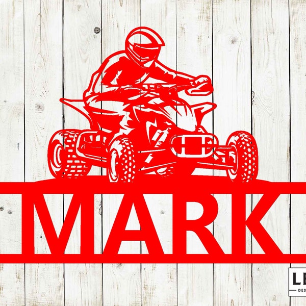 Personalized 4 Wheeler Sign - Etsy