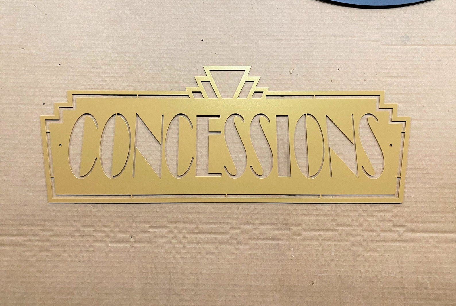 Movie Theater Concessions Metal Sign Movie Sign Home - Etsy