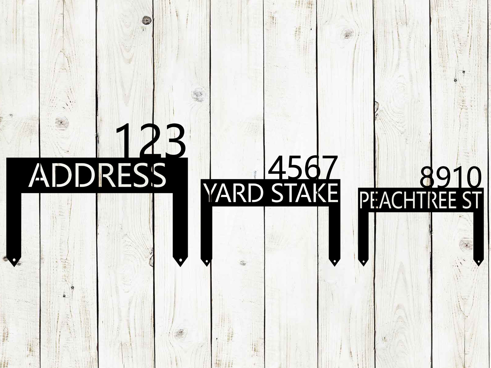 Lawn Address Monogram Metal Sign Custom Address Sign Address - Etsy