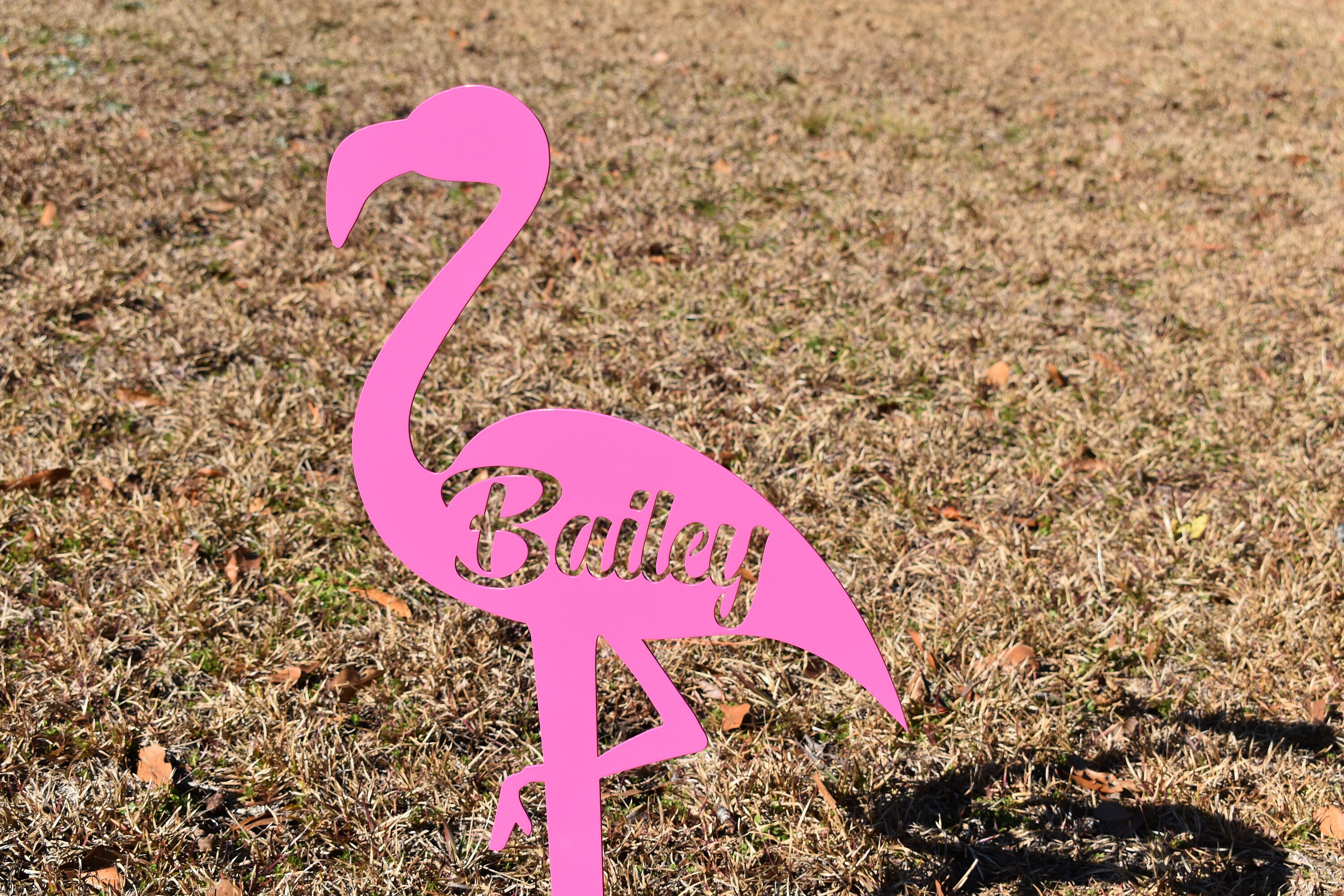 Custom Monogramed Flamingo Sign Metal Sign Beach Sign Beach | Etsy