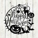 Happy Halloween Web Metal Sign Door Decor, Halloween Metal Sign, Scary ...