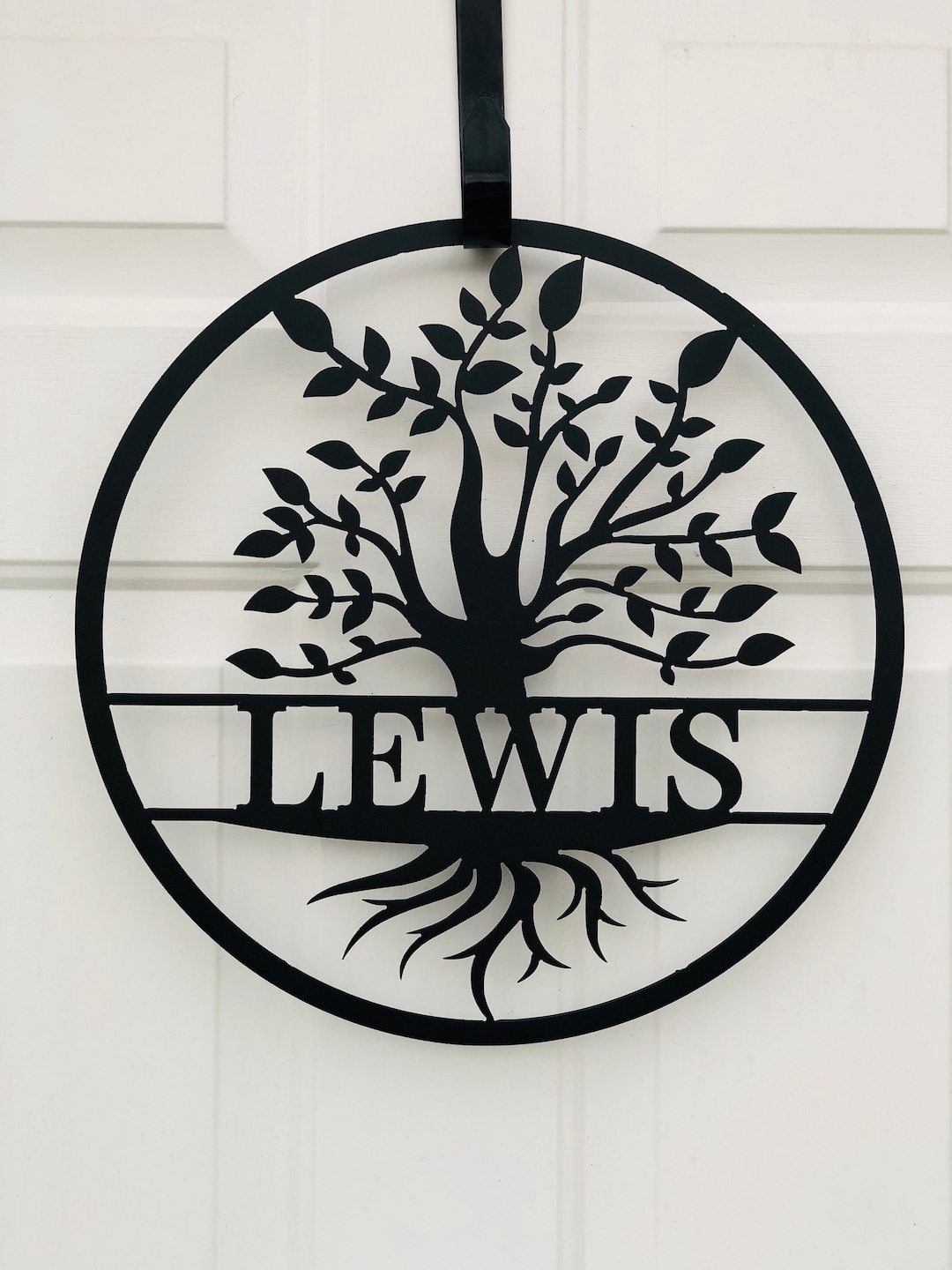 Tree of Life Sign, Last Name Metal Sign, Family Name Sign, Tree Sign ...