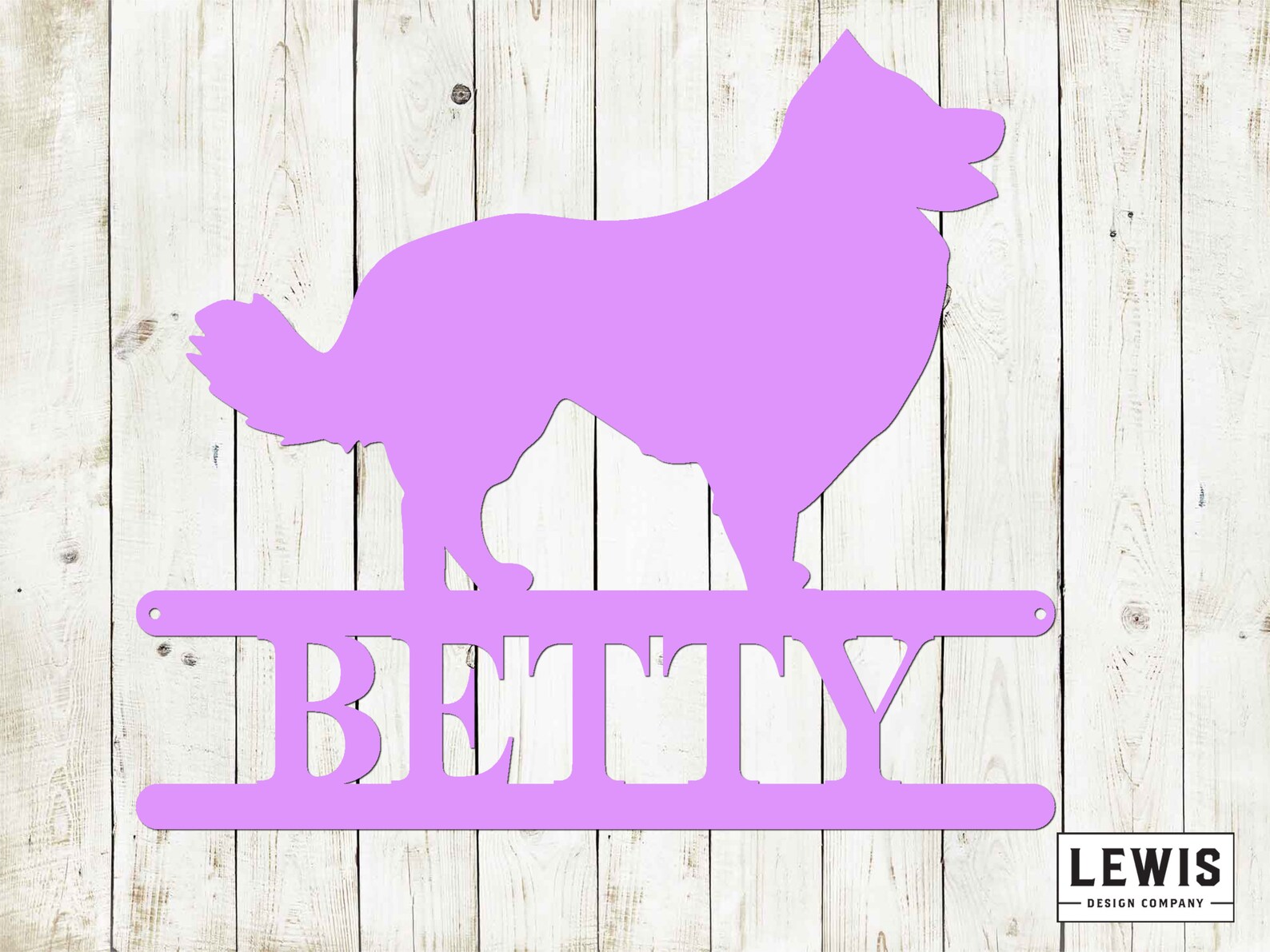 Collie Wall Sign With Custom Name, Metal Sign, Collie, Custom Metal ...