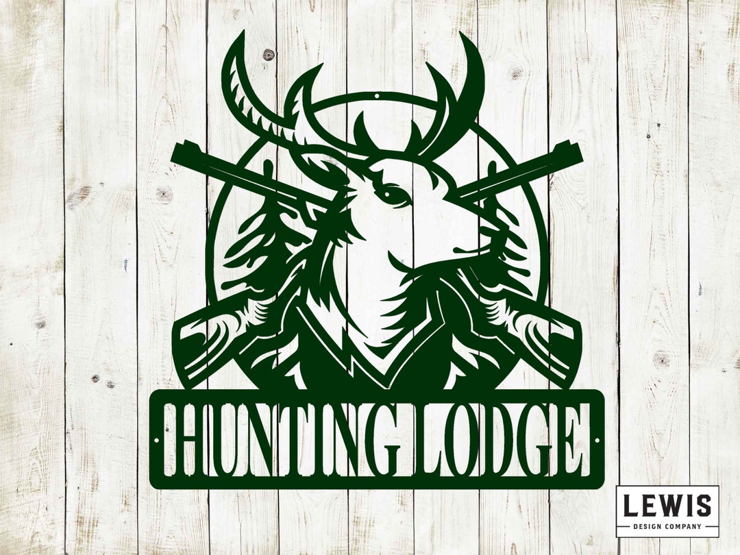 Custom Deer Hunting Metal Monogram, Deer Hunting, Custom Name Sign ...