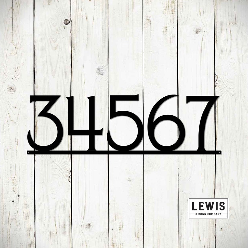 Tile House Number Red - Etsy