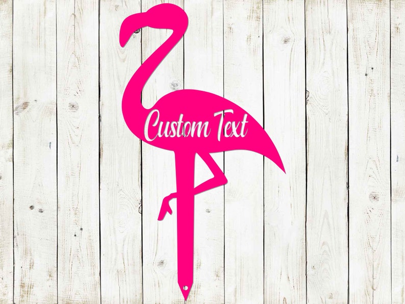 Custom Monogramed Flamingo Sign Metal Sign Beach Sign Beach | Etsy