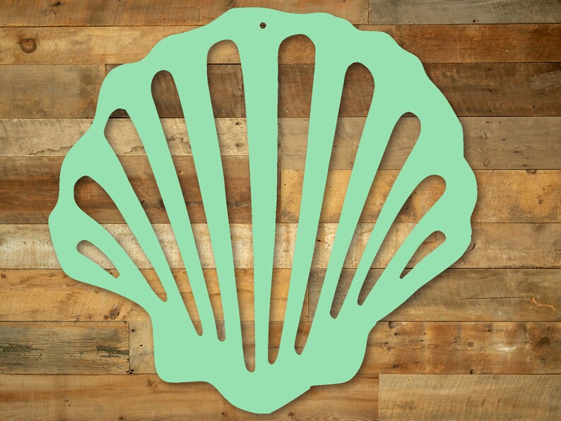 Sea Shell Metal Wall Art Beach Sign Beach Metal Art Wall - Etsy