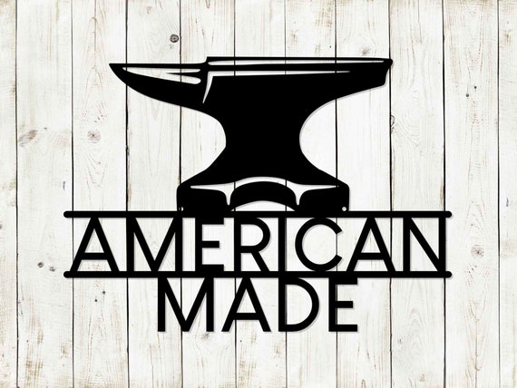 Anvil Custom Name Metal Sign Garage Decor Home Decor Shop - Etsy