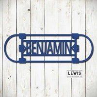 Skateboard Custom Metal Sign,personalized Skateboarding Name Sign ...