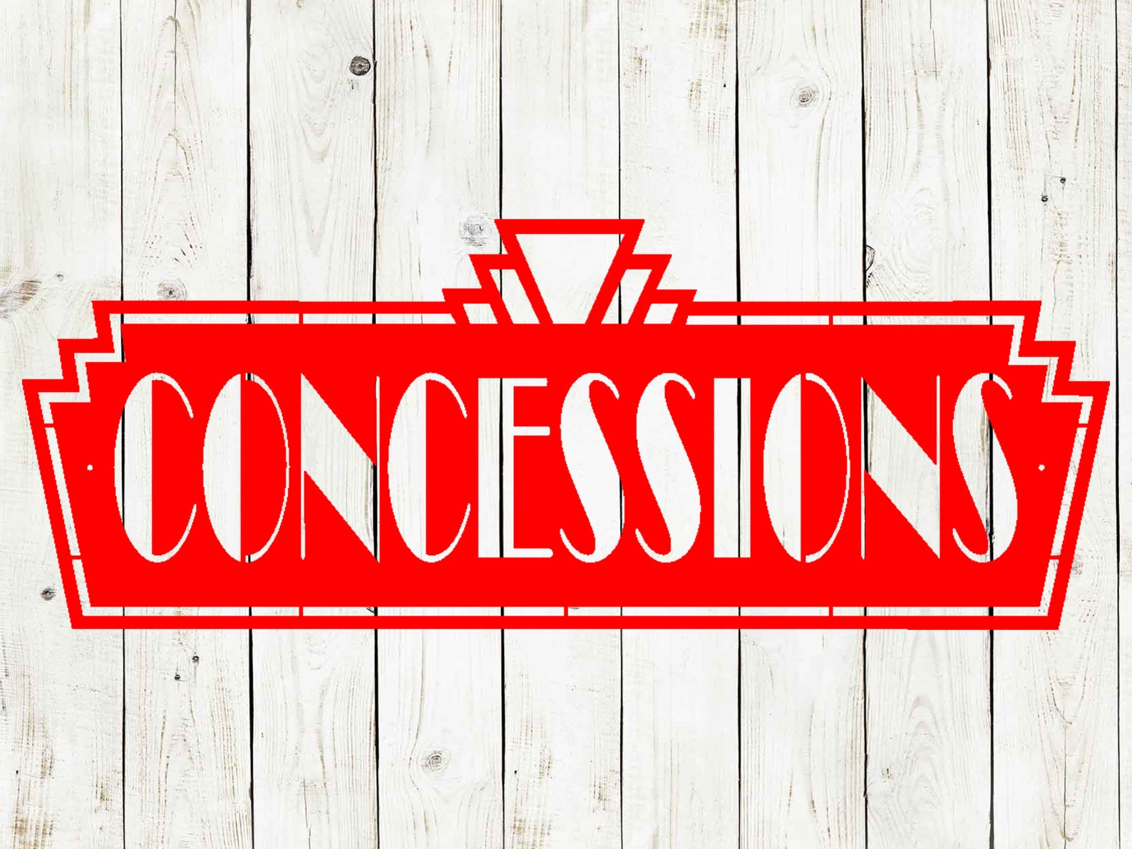 Movie Theater Concessions Metal Sign Movie Sign Home | Etsy