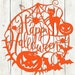 Happy Halloween Web Metal Sign Door Decor, Halloween Metal Sign, Scary ...