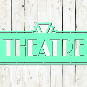 Movie Theatre Metal Sign, Theatre, Movie Sign, Home Theater, Theater ...