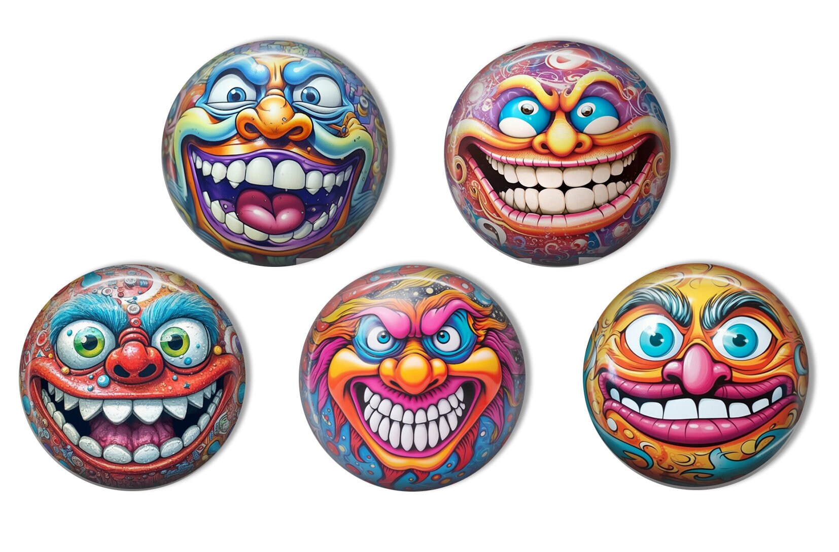 Funny Face Flair Pins, Funny Face Flair Buttons, Clown Flair Pins ...